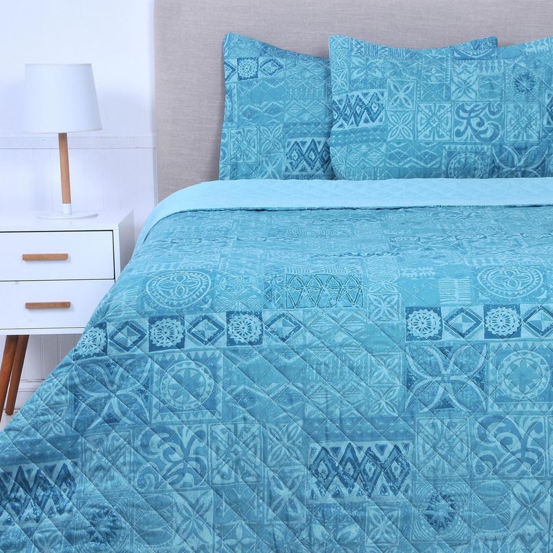 Cubrecama Quilt Cosido Patchwork 2 Plazas Tauro | Sodimac - Falabella