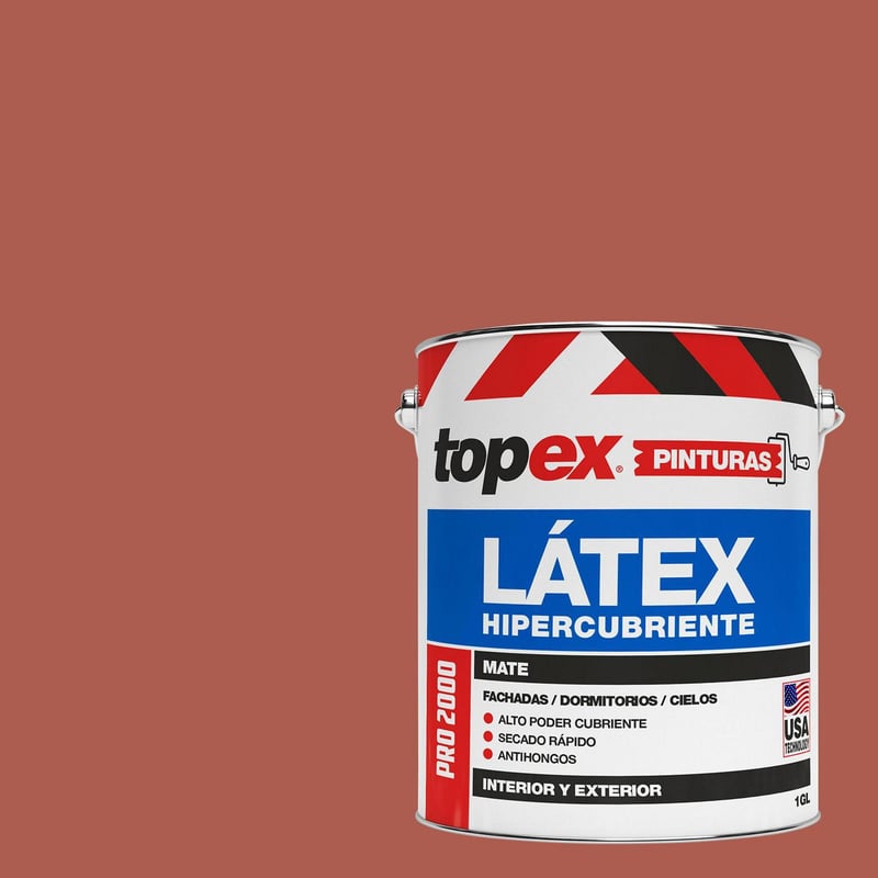Pintura Látex Extracubriente Antihongos Mate 1 galón(es) Rojo | Sodimac ...
