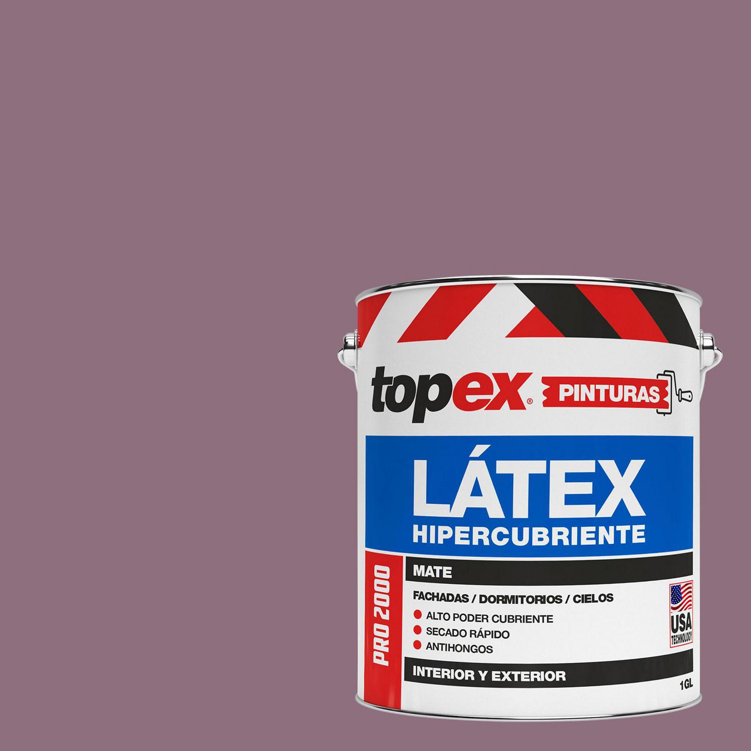 Pintura Látex Extracubriente Antihongos Mate 1 galón(es) Morado Violeta ...