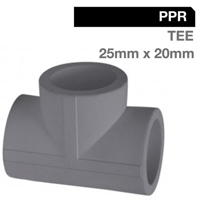 Tee PPR 25X20X25 mm Gris | Sodimac - Falabella