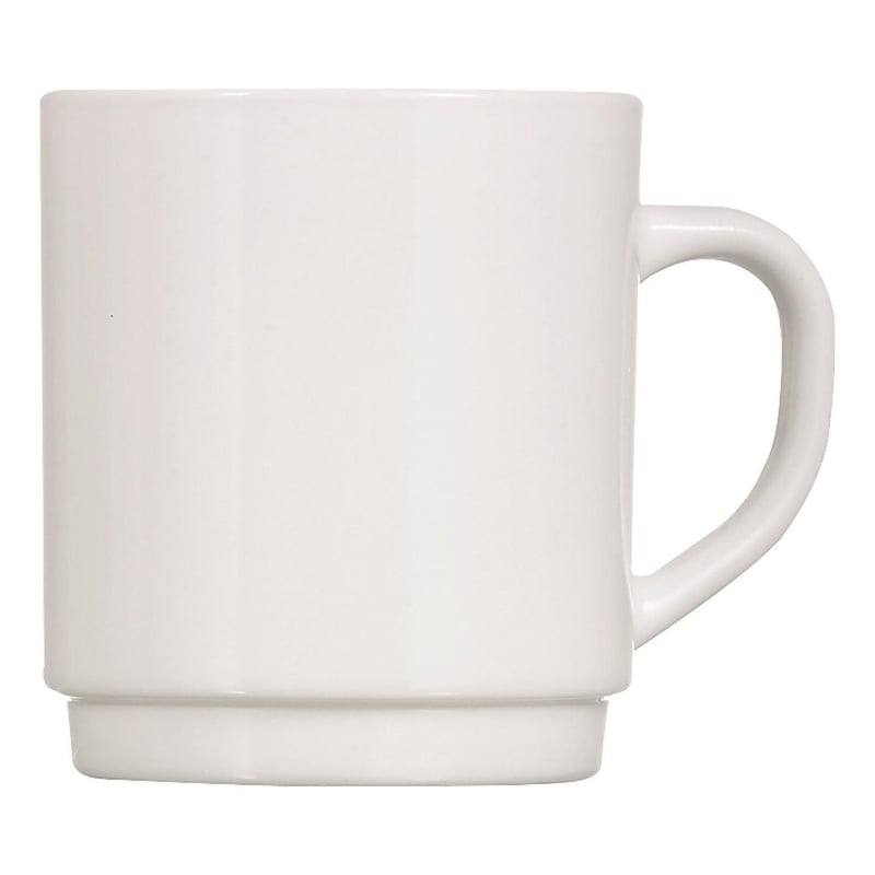 Mug 290 ml vidrio blanco | Sodimac - Falabella