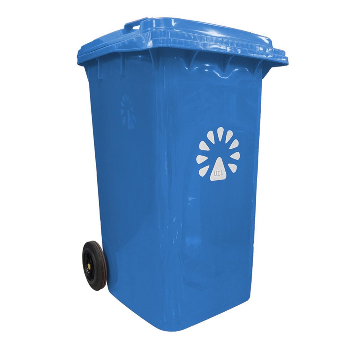 Basurero 240 Litros Polietileno de alta densidad Azul | Sodimac - Falabella