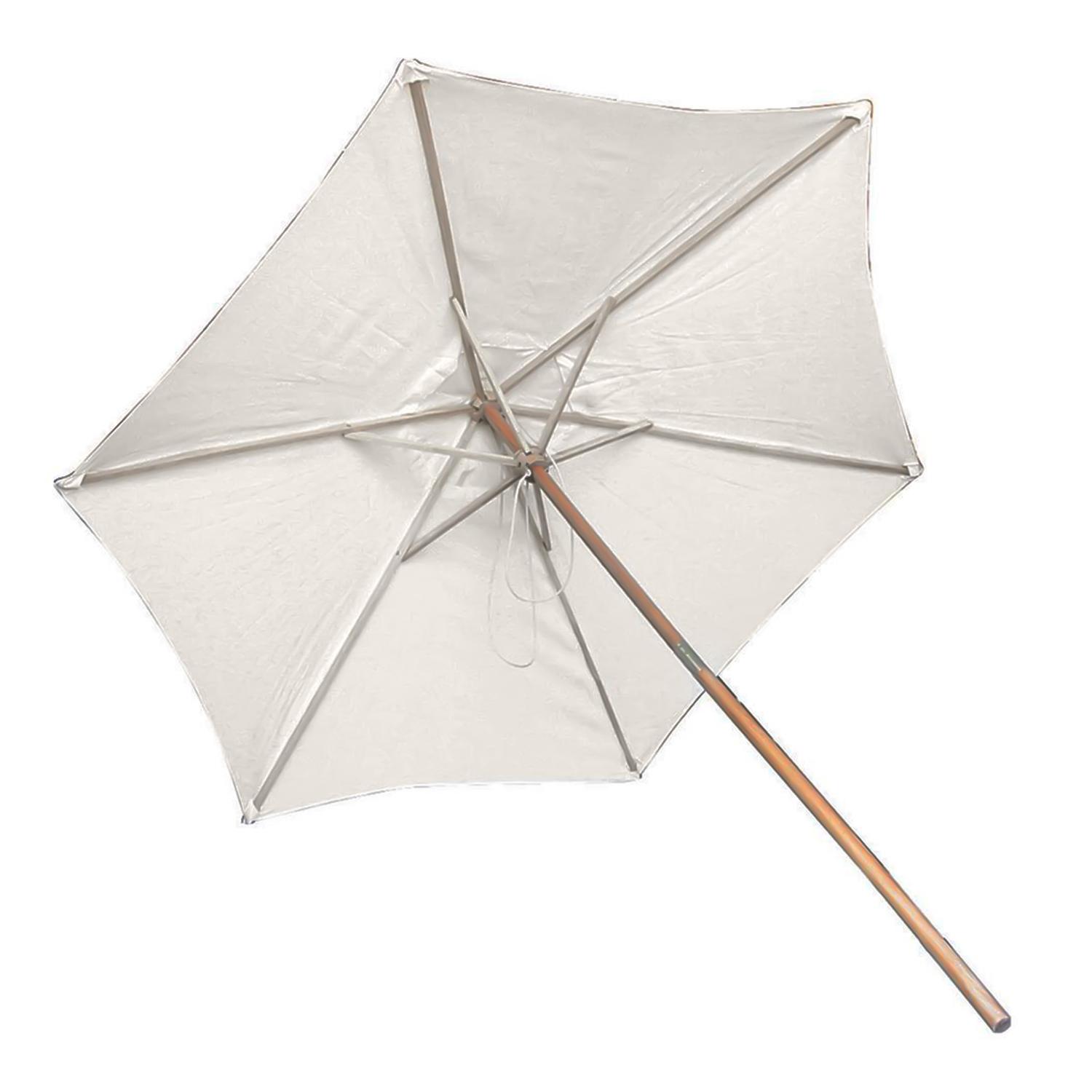 Quitasol Madera 2.5x2.25 metros Blanco | Sodimac - Falabella