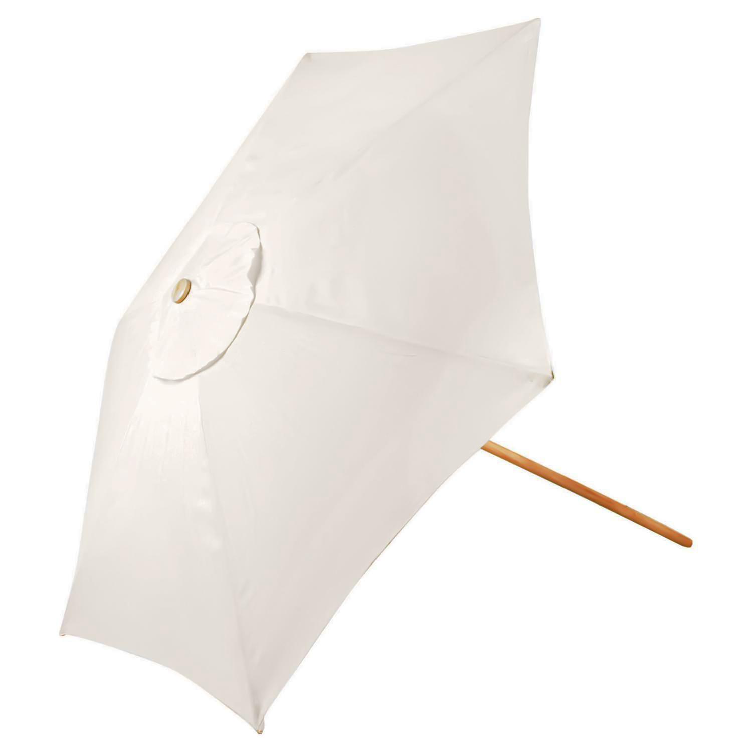 Quitasol Madera 2.5x2.25 metros Blanco | Sodimac - Falabella