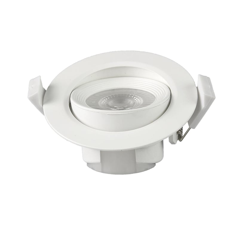 Foco Basculante LED Embutido Spot 7W 6500K Redondo | Sodimac - Falabella