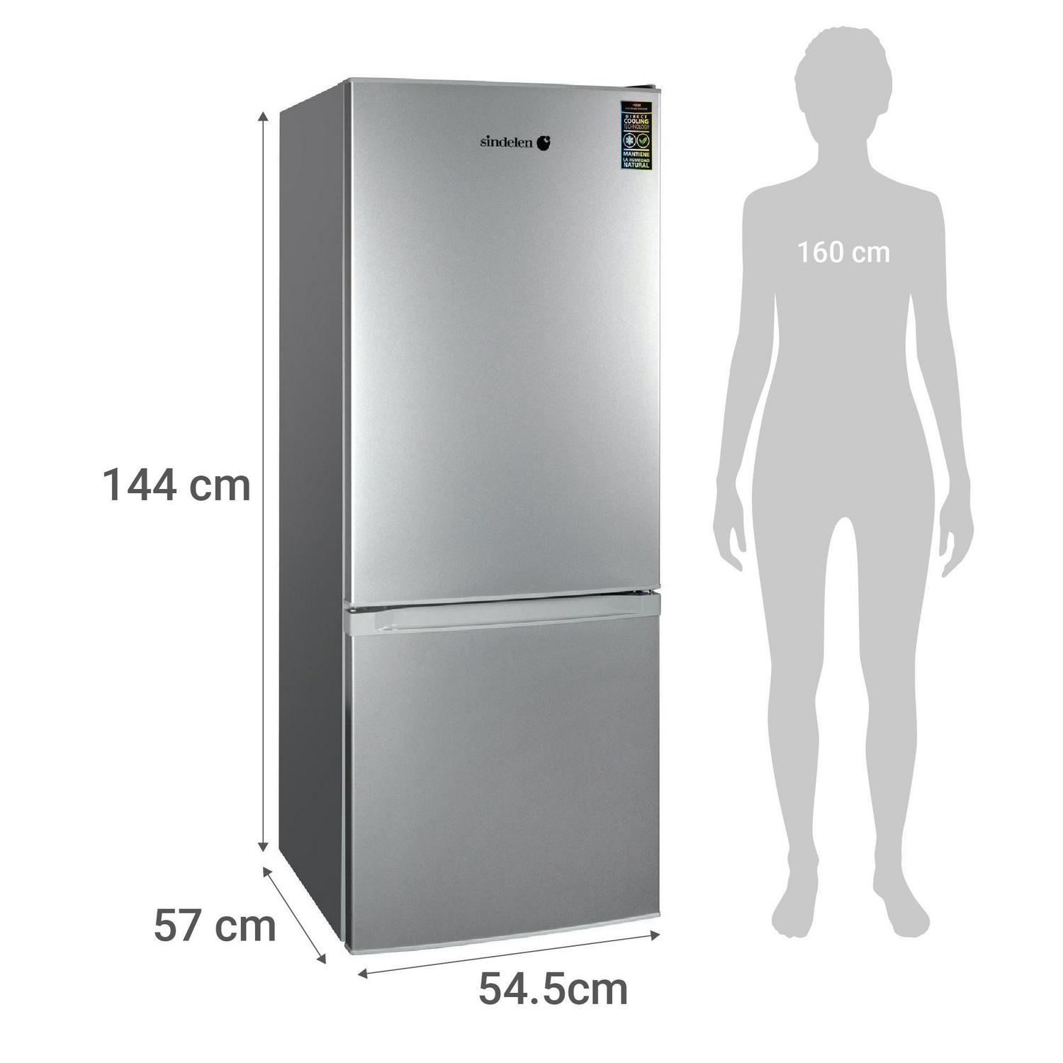 Refrigerador Bottom Freezer Frío Directo 184 Litros Silver RD-2225SI ...