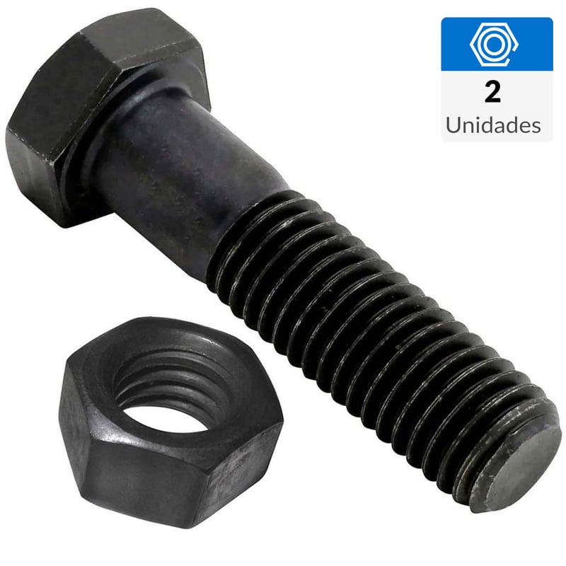 Perno cab.hexagonal g8.unc con tuerca 5/16 x 2 1/2 pavonado 2 unid | Sodimac - Falabella