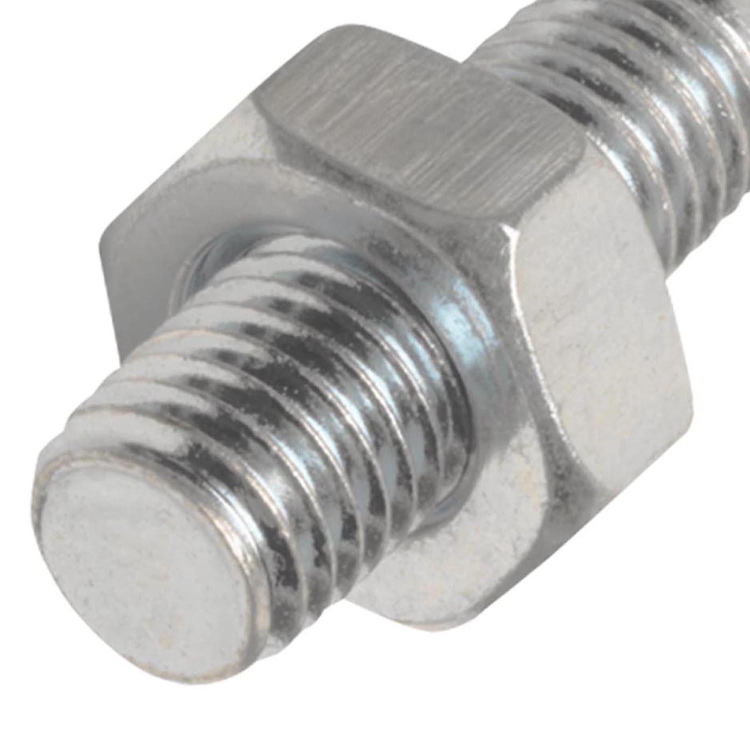 Perno hexagonal métrico 8.8 c/tuerca M6 x 60 mm zincado 2 unid ...