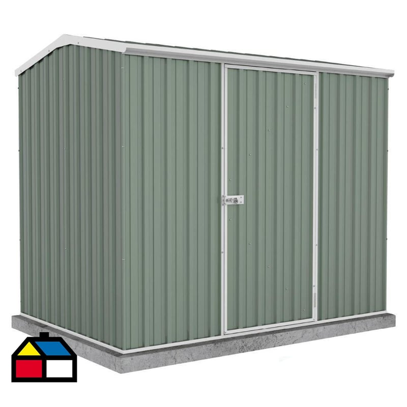 Bodega Jardín 225x151x193 Premier Verde Eucalipto. | Sodimac Chile