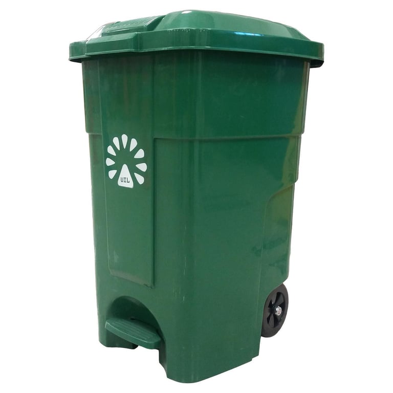 Basurero 50 Litros Verde | Sodimac - Falabella