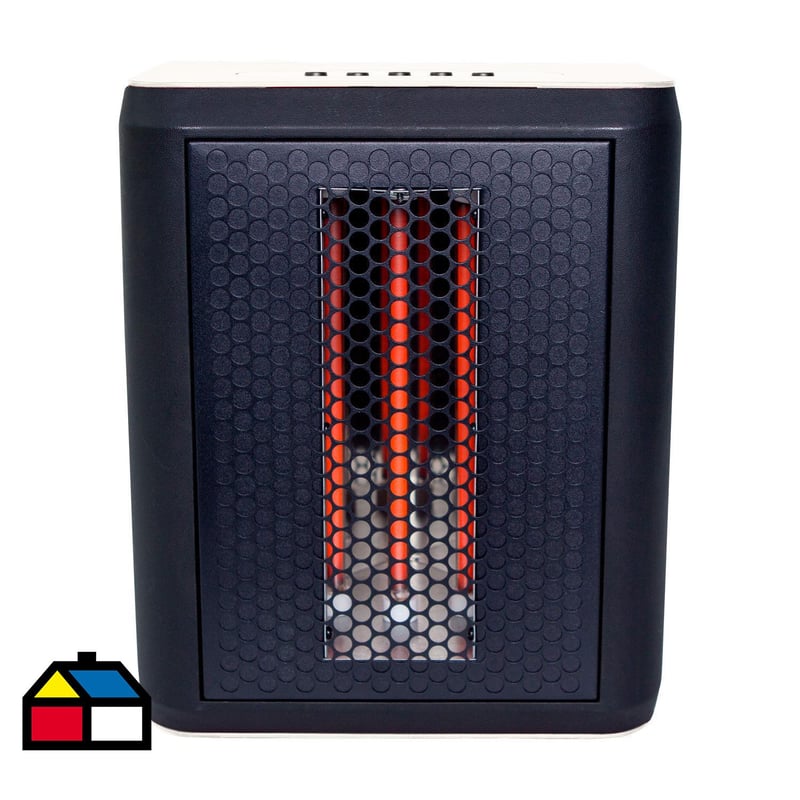 Calefactor Infrarrojo 1500 W Infrarrojo Negro/crema | Sodimac - Falabella