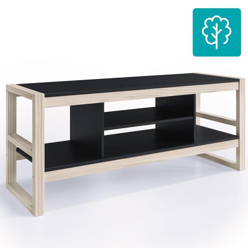 Rack TV madera 120x40x50cm | Sodimac Chile