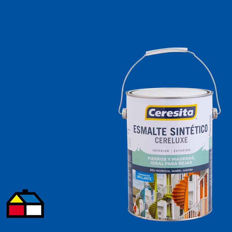 Esmalte Sintético Brillante 1 galón(es) Azul | Sodimac - Falabella