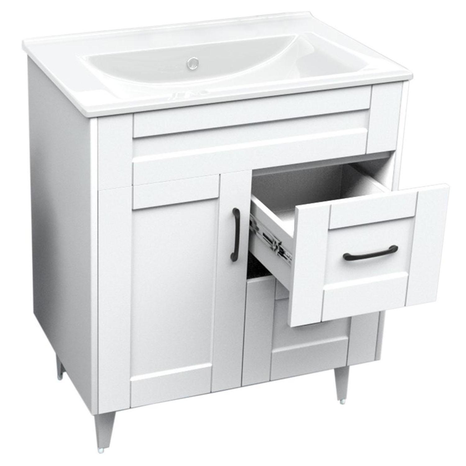 Kit mueble vanitorio Deluxe 70SK P blanco 70 cm | Sodimac - Falabella