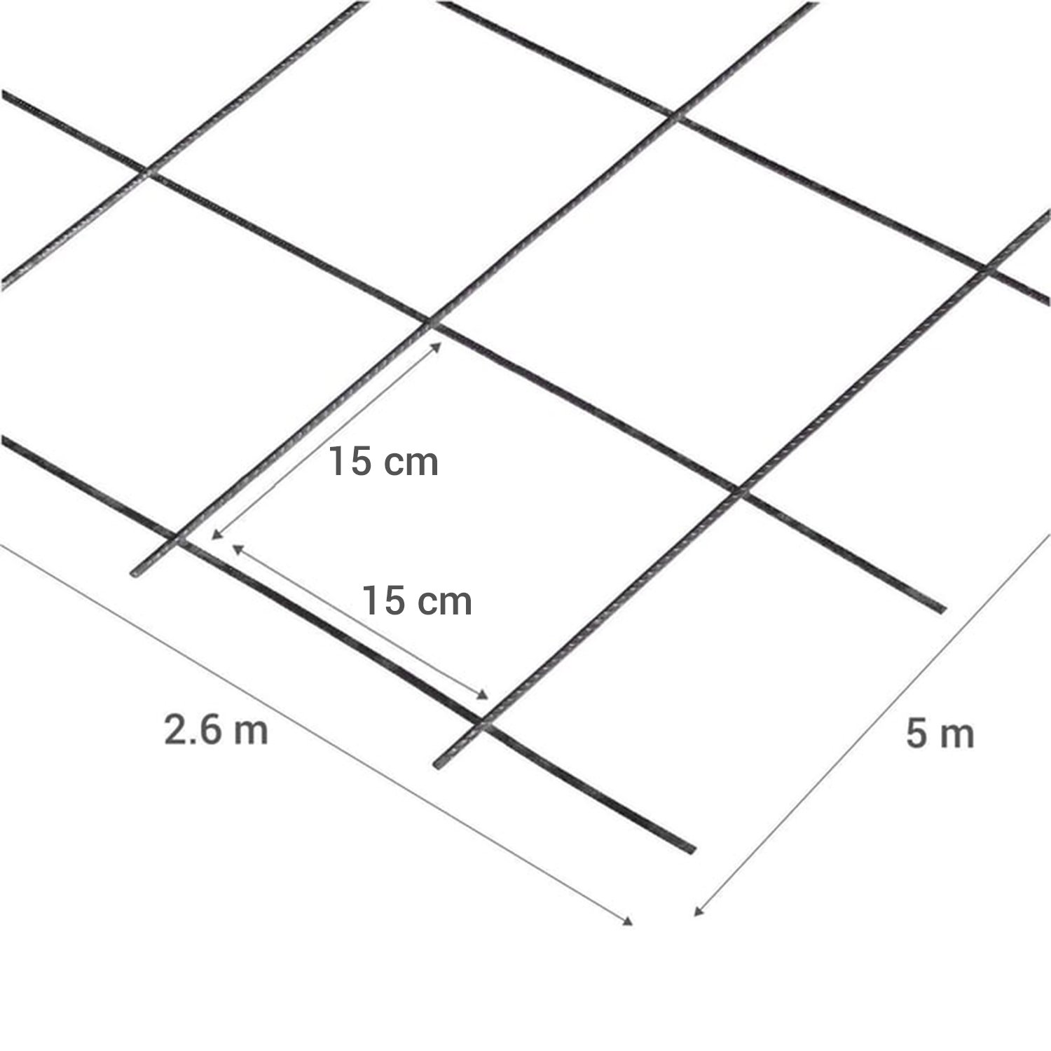 2.60 x 5m. Malla Acma C- 92 Con economía de borde | Sodimac - Falabella