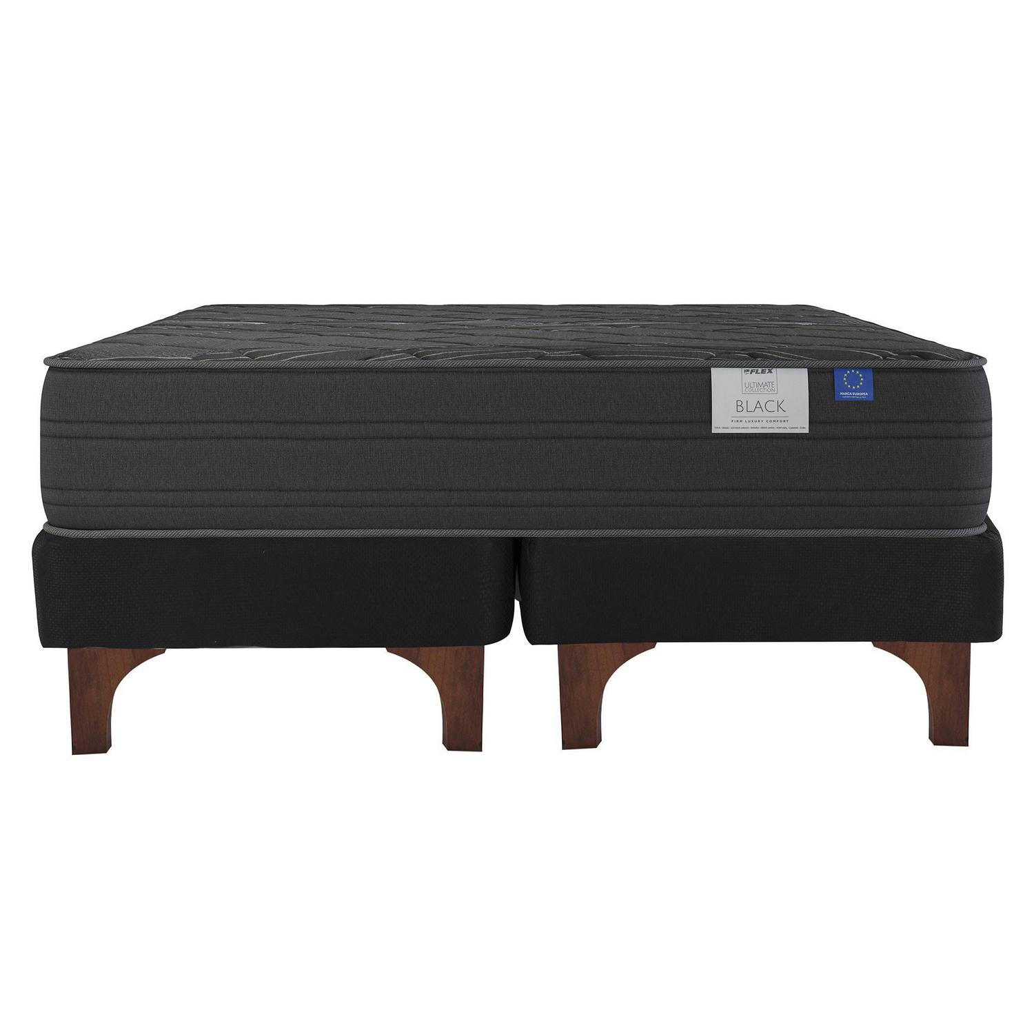 Cama Europea Black 2 plazas (150x200) | Sodimac - Falabella