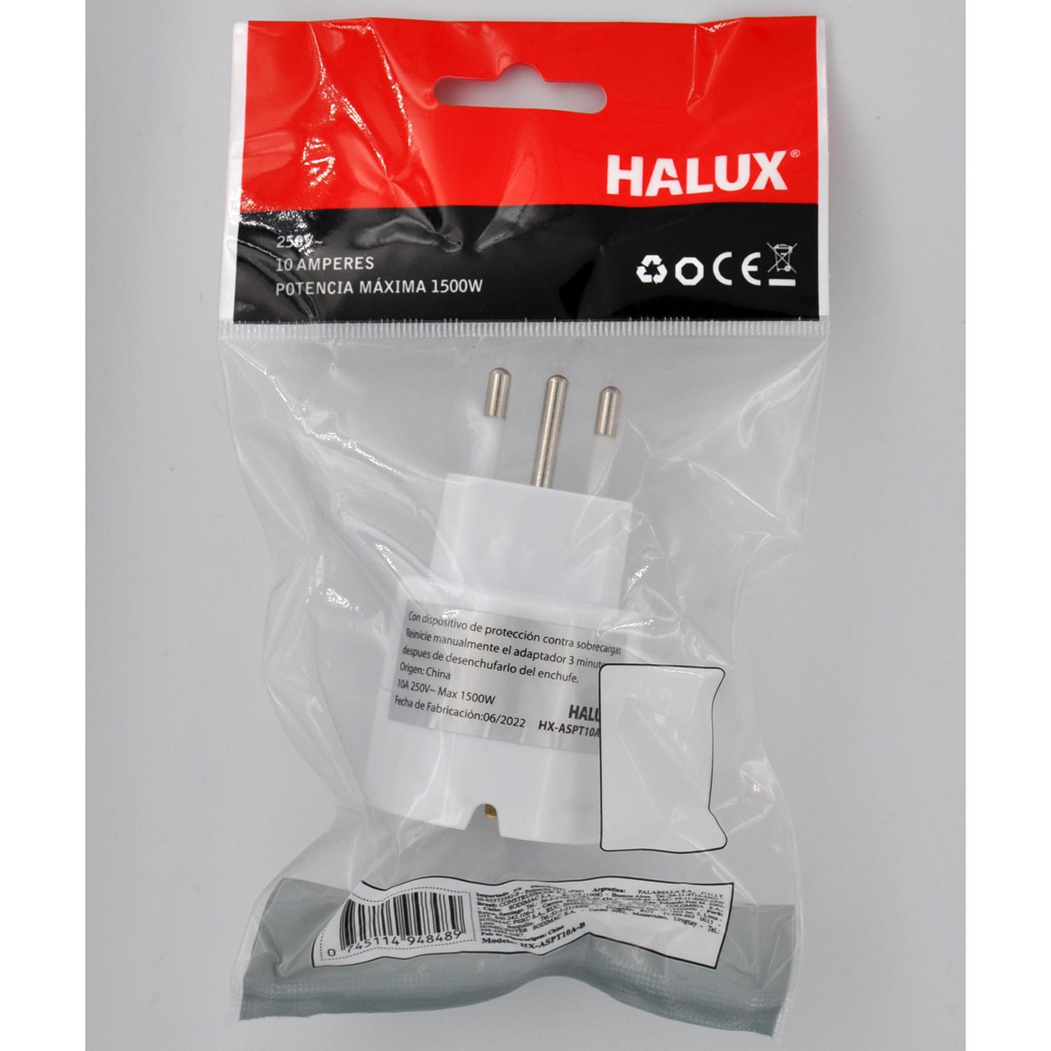 Adaptador Schuko c/protección Blanco | Sodimac - Falabella