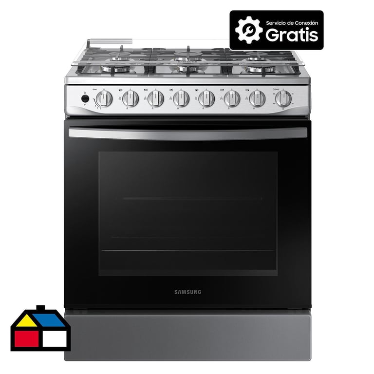 Cocina a Gas 6 Platos Negro NX52A5411CS/ZS | Sodimac - Falabella