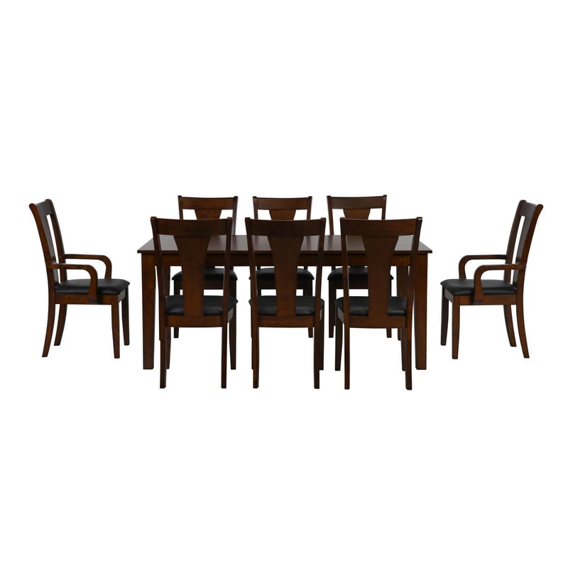 Comedor Thomas 8 Sillas Mesa Rectangular 100x75x180 cm Café | Sodimac ...