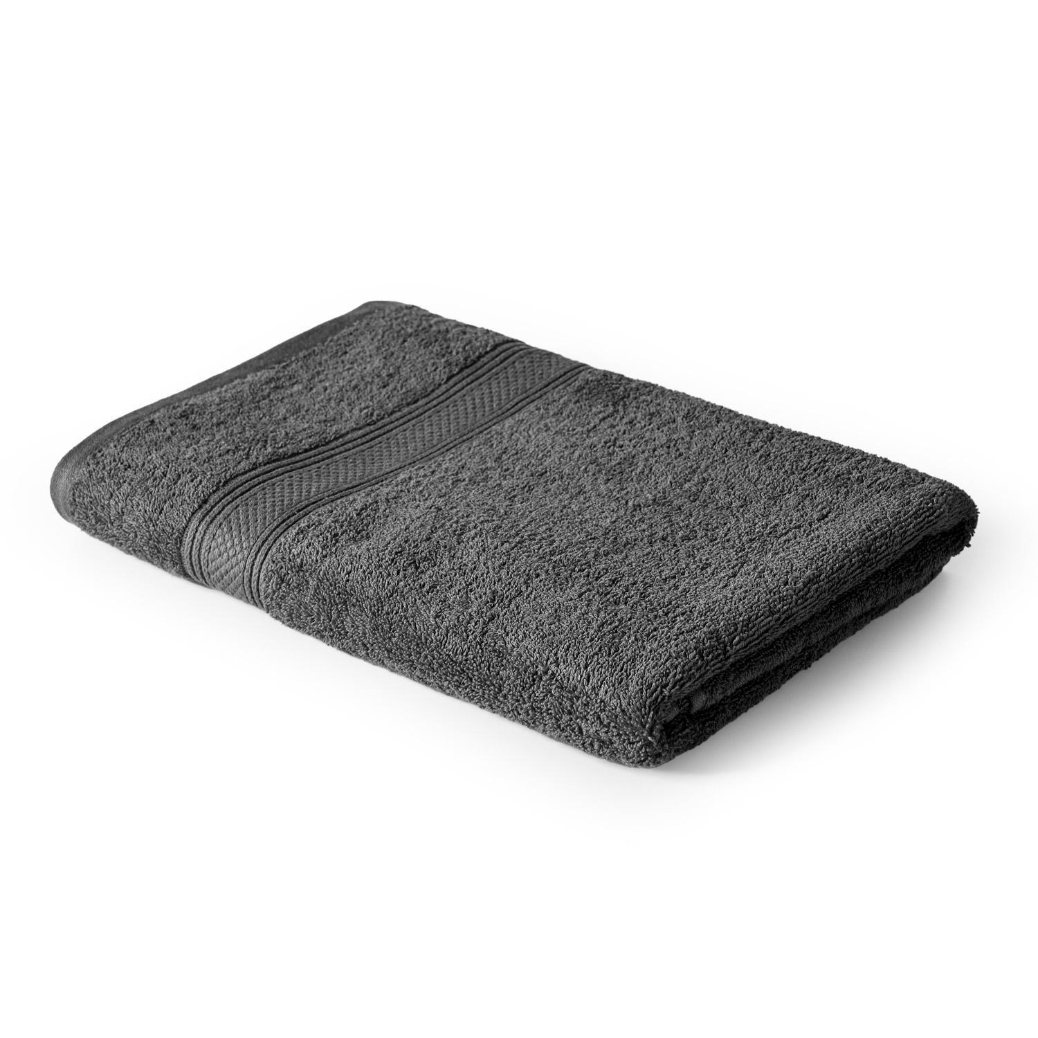 Toalla Baño Mano 450 gr Algodón 45x80 cm Gris | Sodimac - Falabella