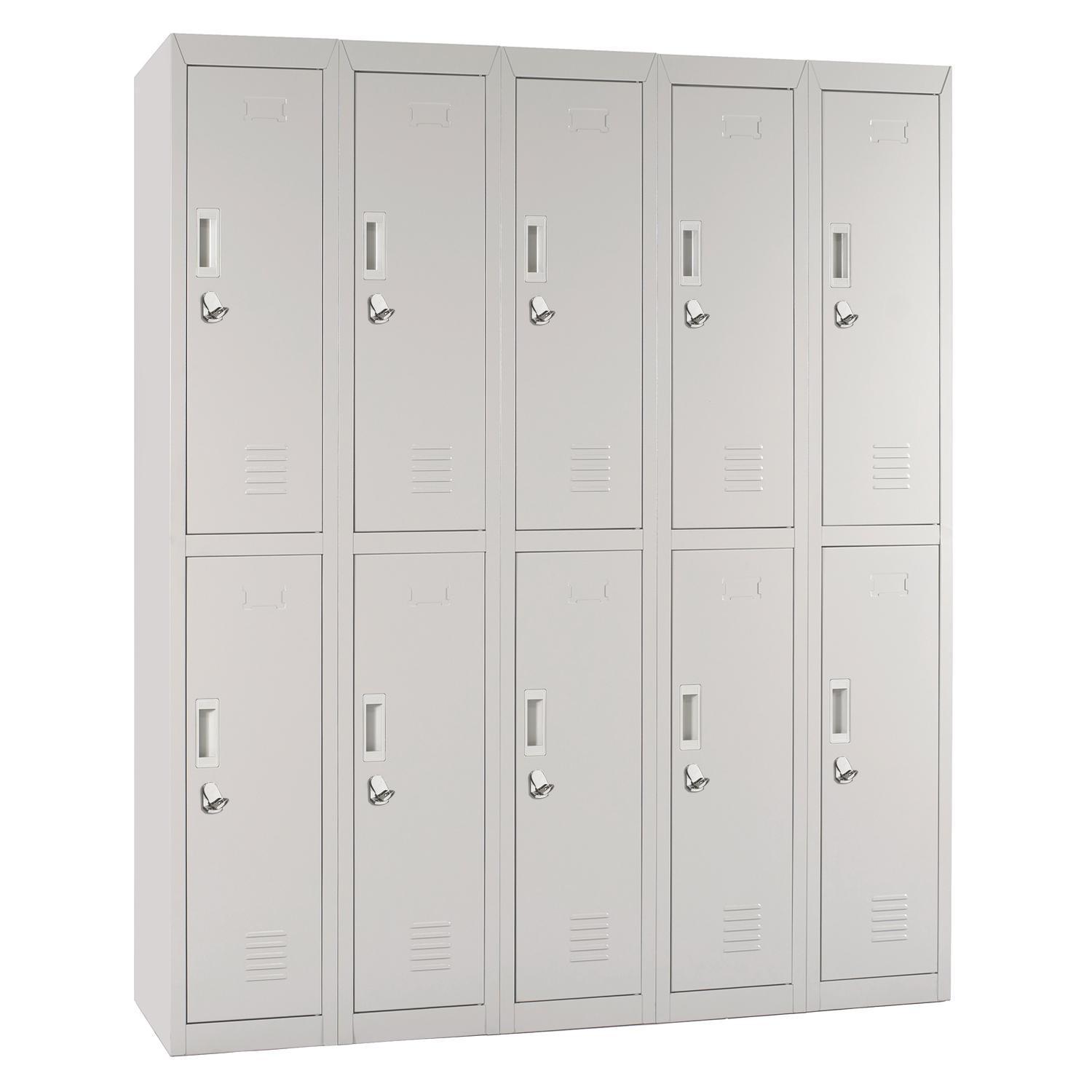 Locker Officelock 5 Cuerpos 10 Puerta(s) 140x166x52 cm Gris | Sodimac ...