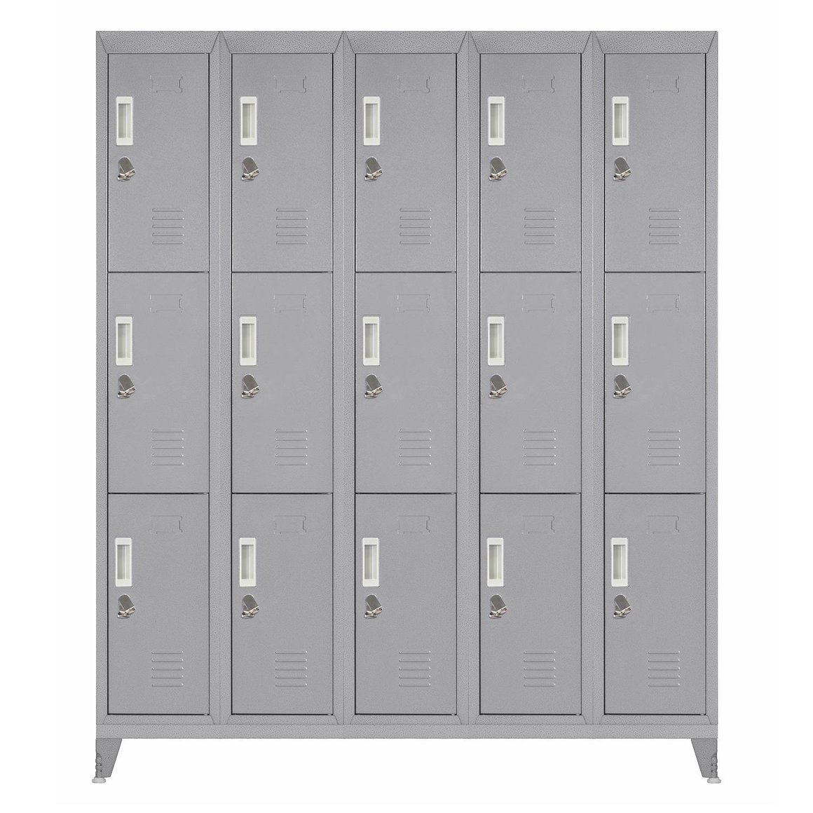 Locker M 5 Cuerpos 15 Puerta(s) 137x166x52 cm Gris | Sodimac - Falabella