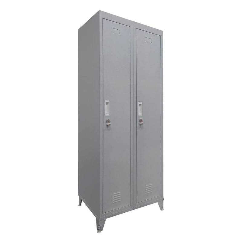Locker M 2 Cuerpos 2 Puerta(s) 57x166x53 cm Gris | Sodimac - Falabella
