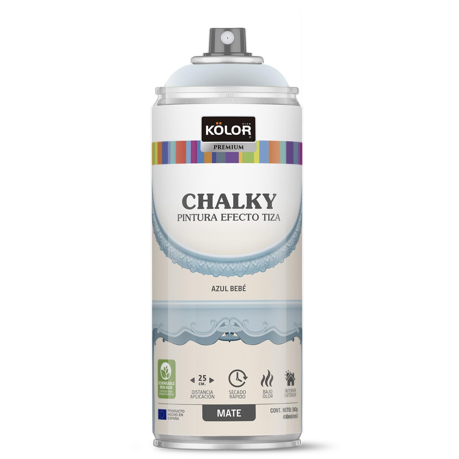Pintura Tizada Chalky en Spray Azul Bebé Mate 400ml | Sodimac - Falabella