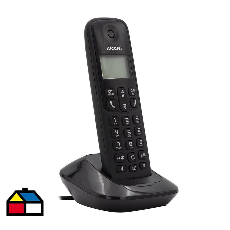 Telefono inalambrico pantalla iluminada con identificador de llamadas ...