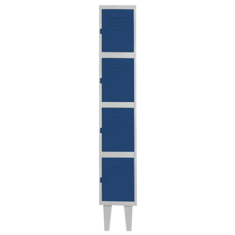 Locker Alta Resistencia 1 Cuerpo 4 Puerta(s) 29x170x45 cm Azul ...