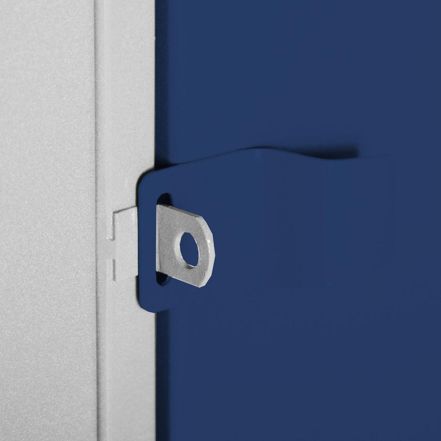 Locker Alta Resistencia 2 Cuerpos 4 Puerta(s) 56x170x45 cm Azul ...