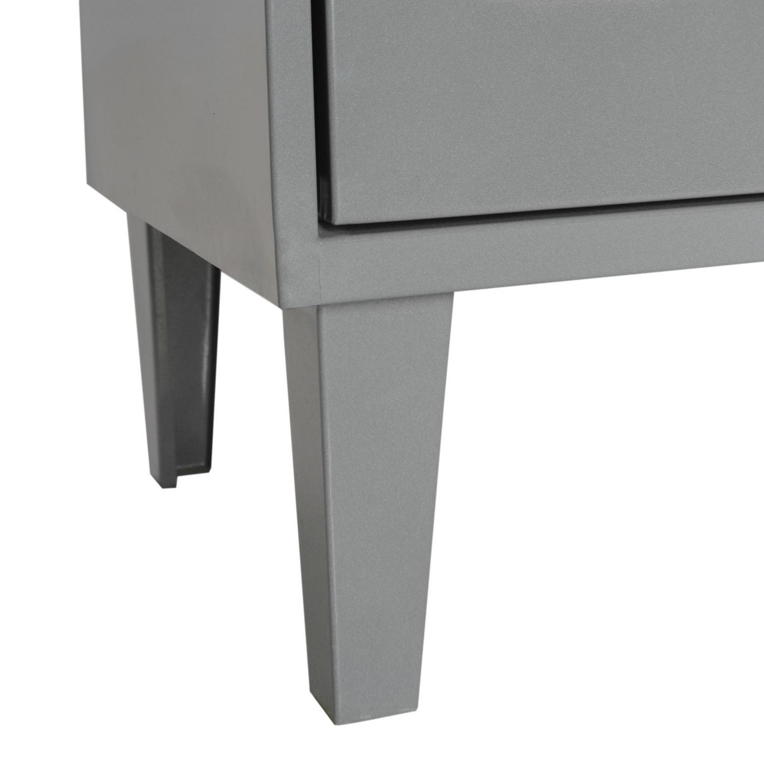 Locker Alta Resistencia 5 Cuerpos 20 Puerta(s) 137x190x45 cm Gris Eco ...