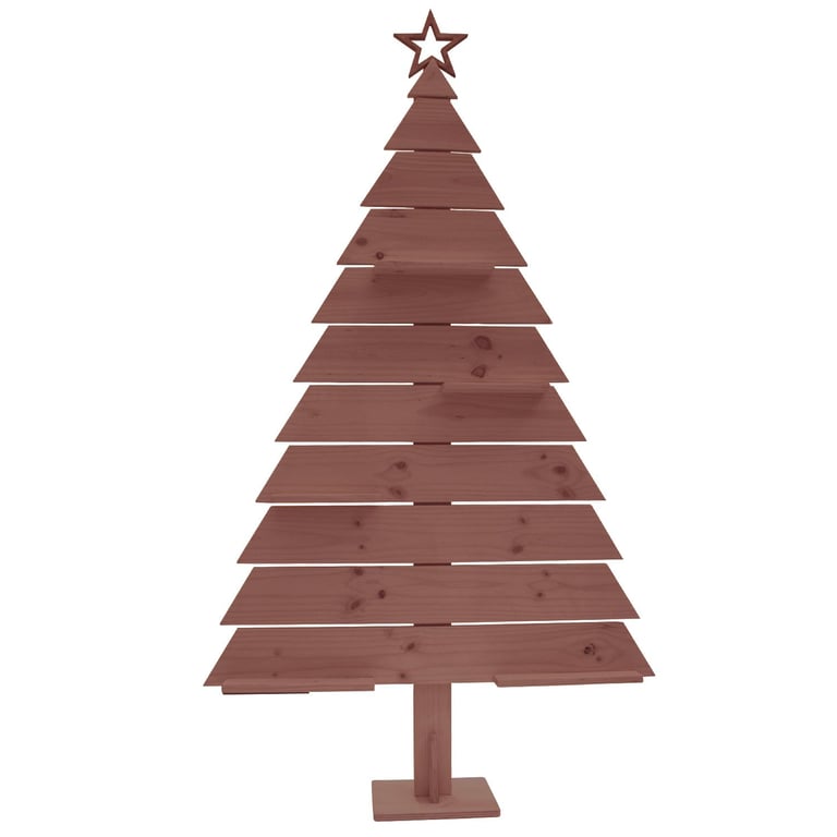 Árbol de Navidad Madera Larix 109x180 cm Roble | Sodimac - Falabella
