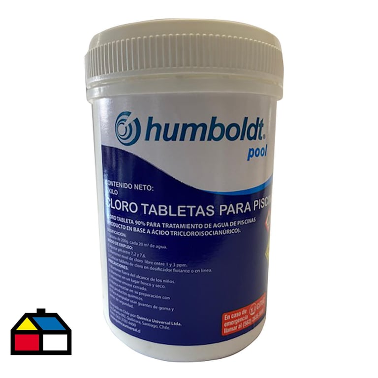 Cloro tabletas 1kg humboldt | Sodimac - Falabella