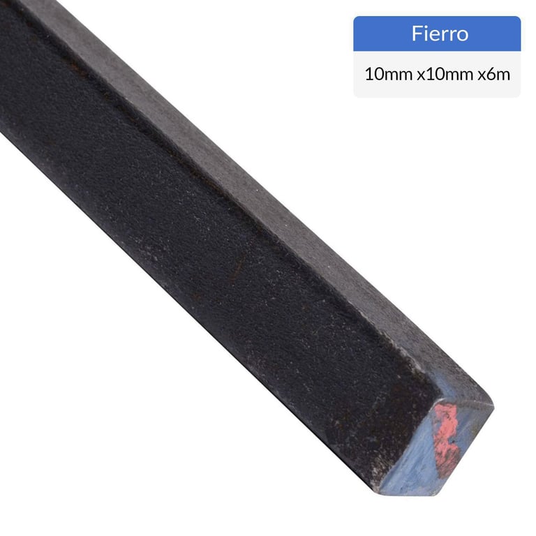 Fierro Liso Cuadrado Acero 10x10.5 mm 6 m | Sodimac - Falabella