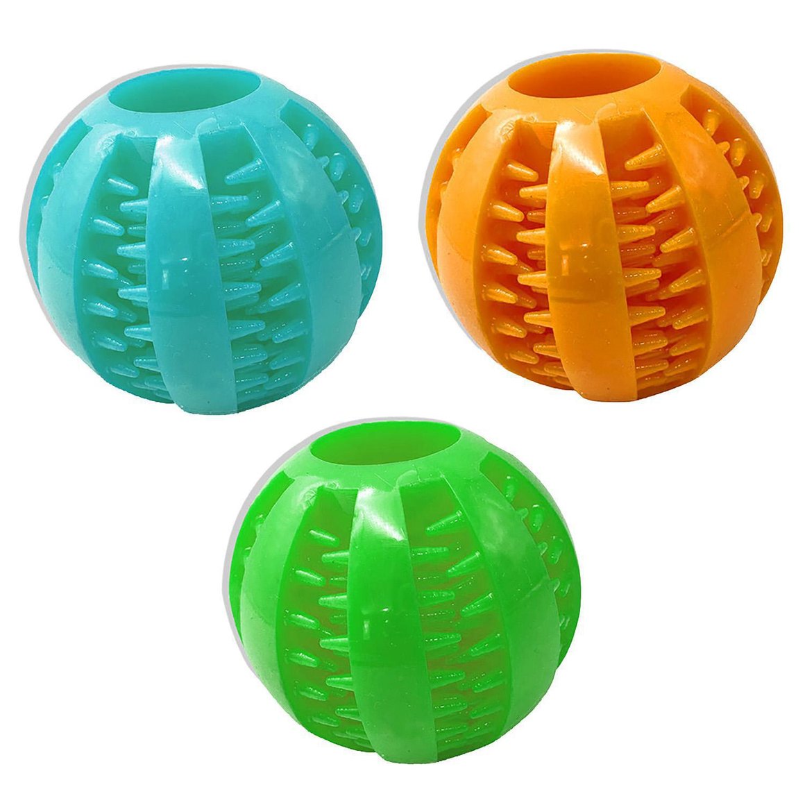 Juguete para perros pelota de caucho natural para premios | Sodimac ...