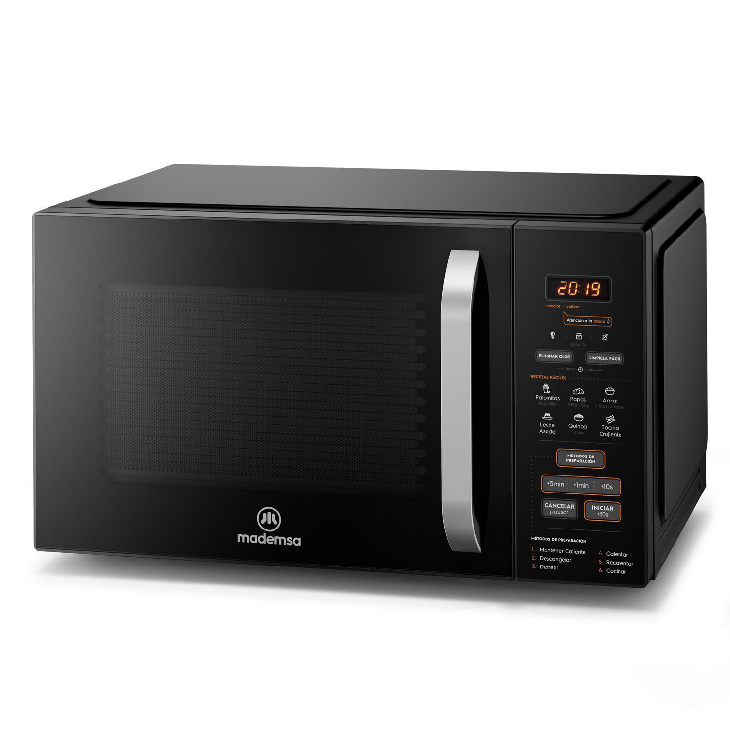 Microondas Digital 28 litros Negro | Sodimac - Falabella