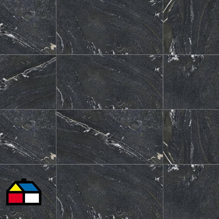 Porcelanato 62x120 cm Gran Negro 2.28 m2 | Sodimac - Falabella