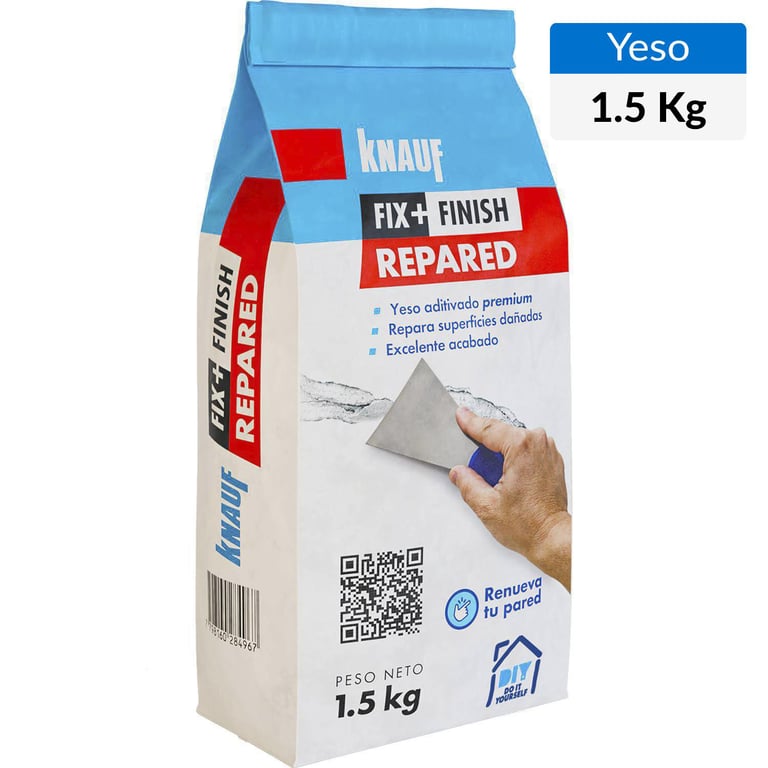 Yeso premium Repared de 1,5 kg para reparar superficies dañadas ...
