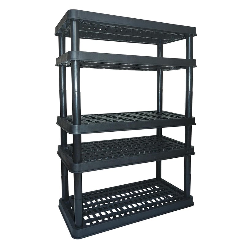 Estante Súper Plástico 5 Nivel(es) 89x152x42 cm Negro | Sodimac - Falabella