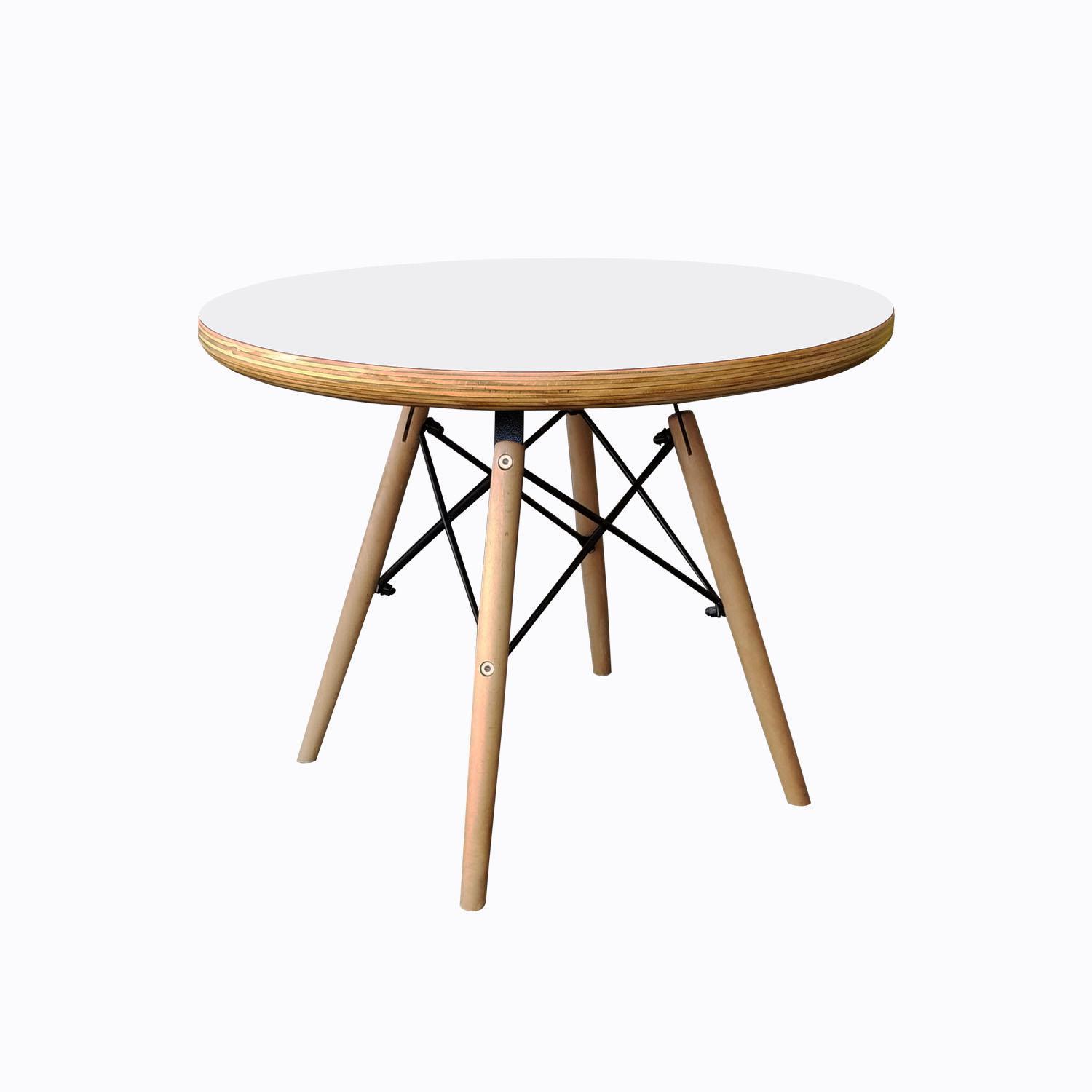 Set De Mesa Cubierta Blanca Y Dos Sillas Eames | Sodimac - Falabella