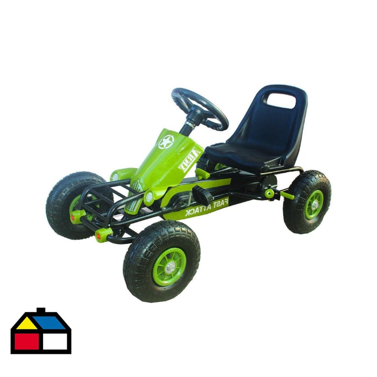 Go kart Racing army XL verde Kidscool | Sodimac - Falabella