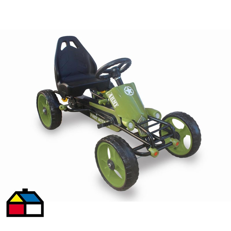 Go kart Racing army Kidscool Verde Desde 18 meses | Sodimac - Falabella