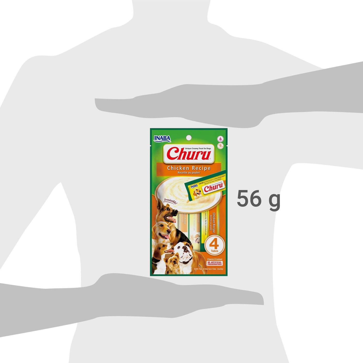 Churu snack puré perros pollo 56 gr | Sodimac - Falabella