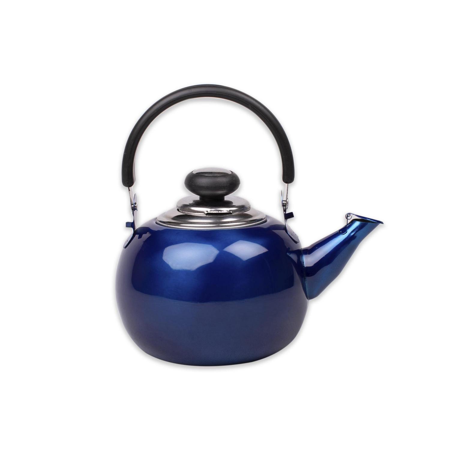 Tetera 0.8 l Acero Inoxidable Azul | Sodimac - Falabella