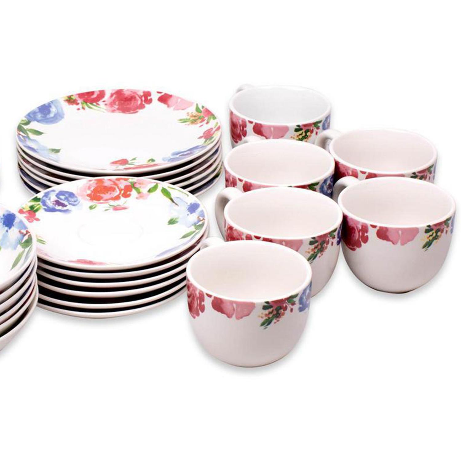 Juego de Loza 30 Piezas Porcelana Andrea Multicolor | Sodimac - Falabella