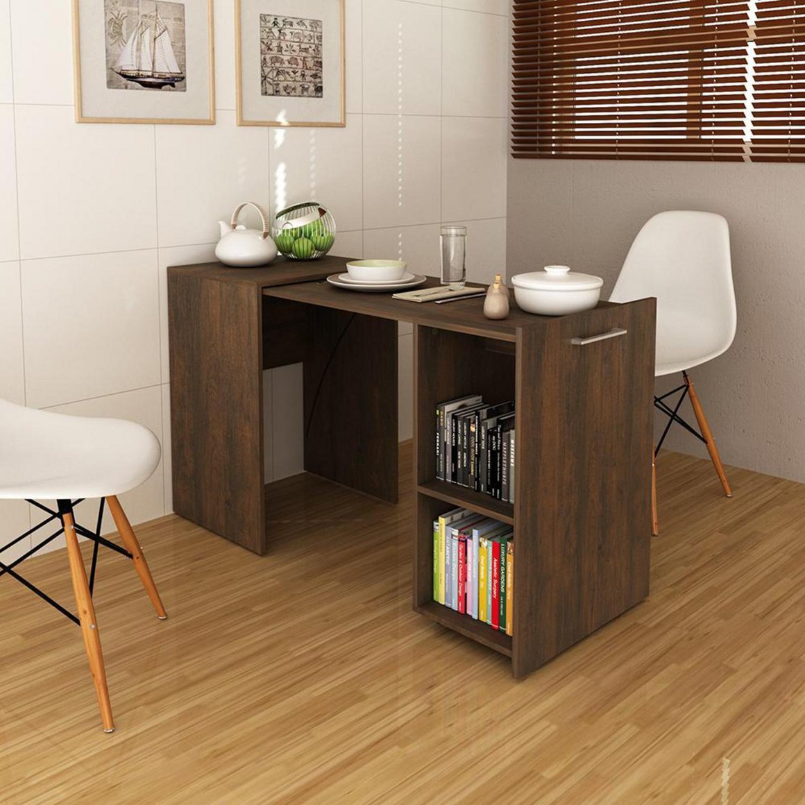 Escritorio multifuncional plegable rustico ME4170.0005 | Sodimac ...