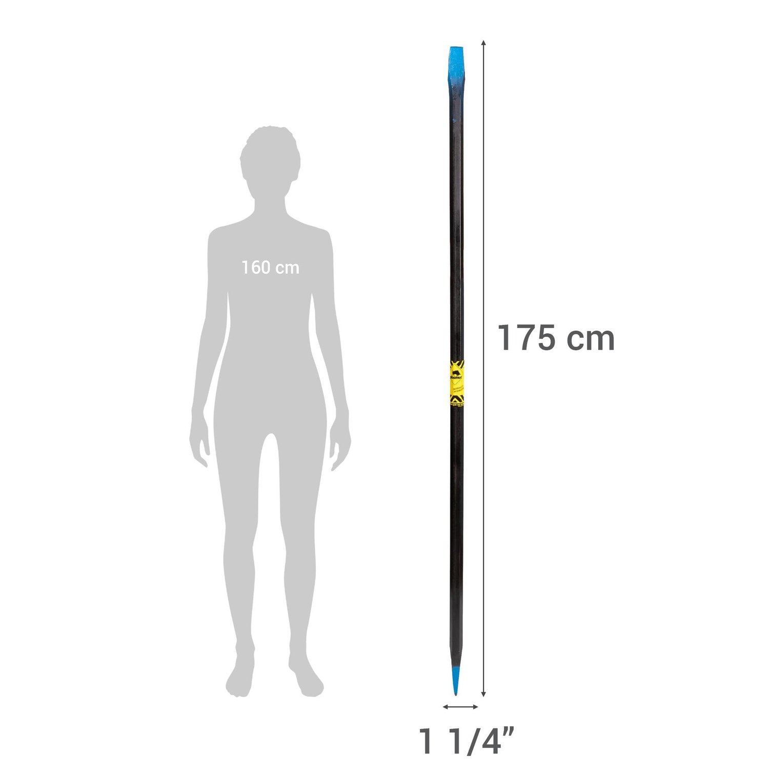 Chuzo 1 1/4"x1,75 m acero | Sodimac - Falabella