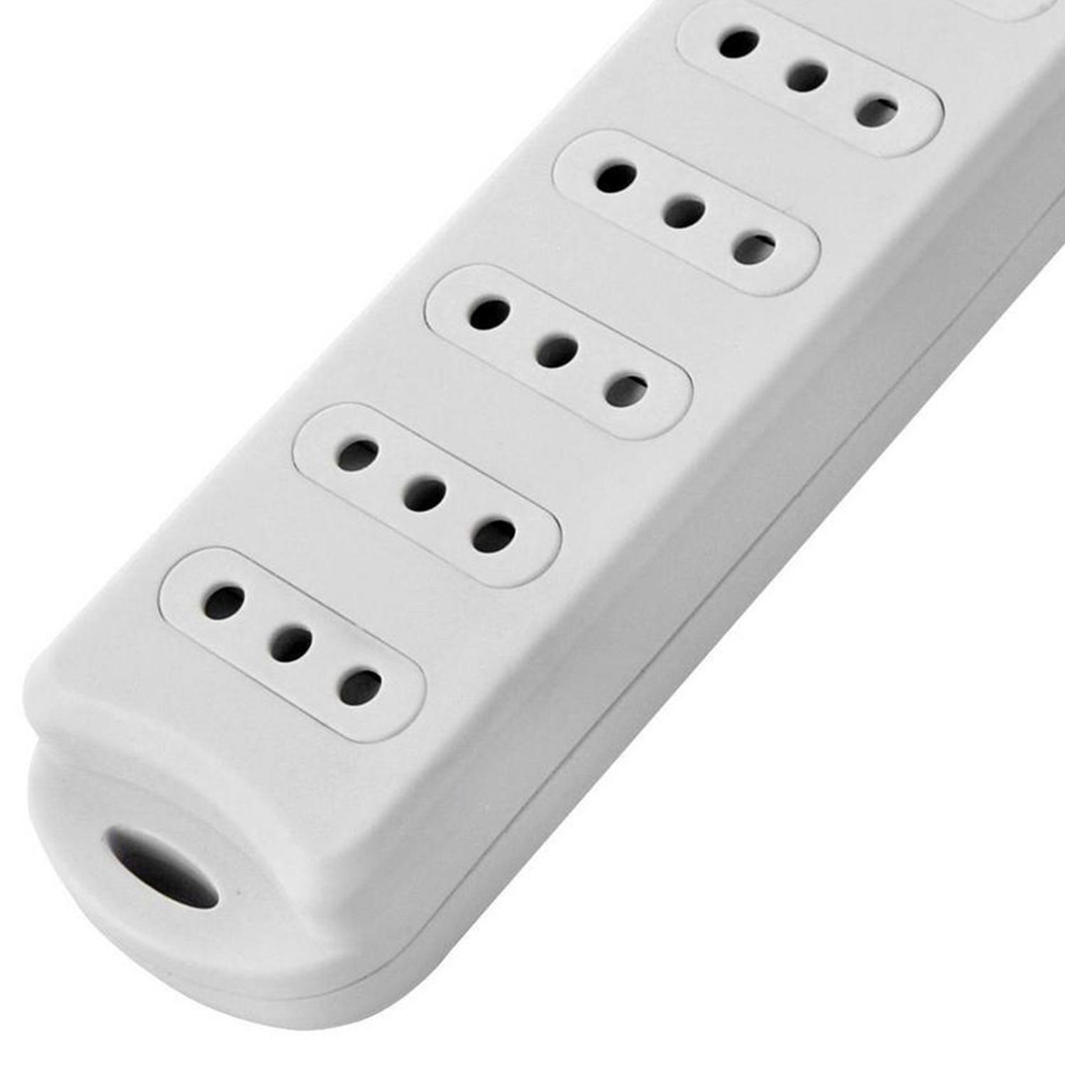 Alargador 6 Toma(s) 3 m Blanco | Sodimac - Falabella