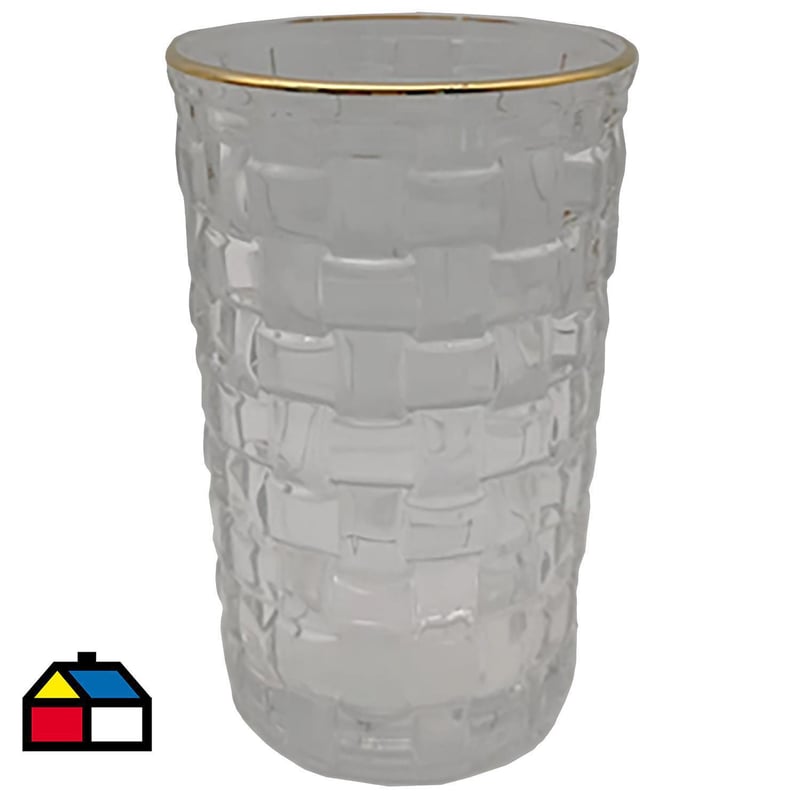 Vaso Whisky tallado 400 ml | Sodimac Chile